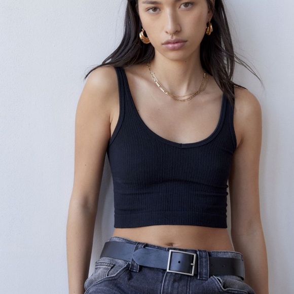 Urban Outfitters | Tops | Black Urban Outfitters Out From Under Ribbed ...